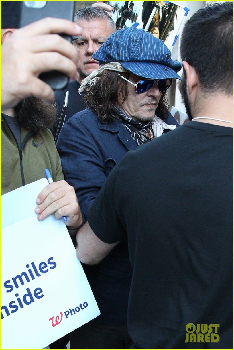 Johnny Depp is Greeted by Fans While Stepping Out in Boston: Photo ...