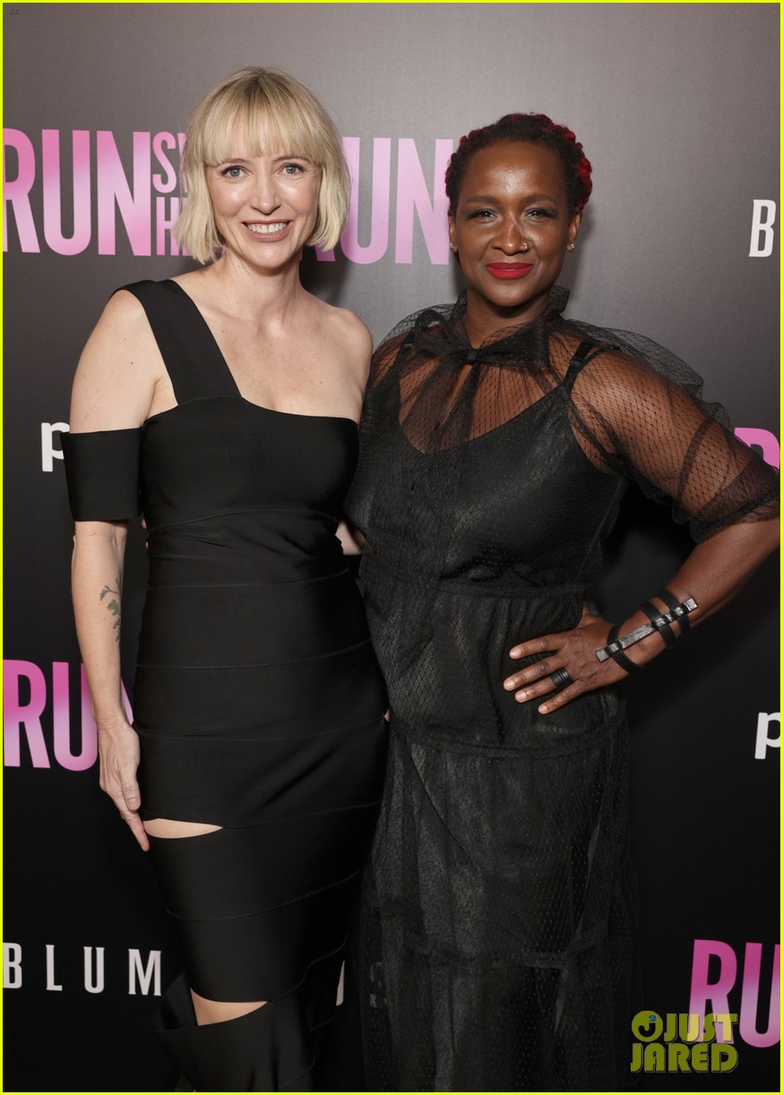 Ella Balinska Dazzles In Versace at 'Run Sweetheart Run' Premiere ...