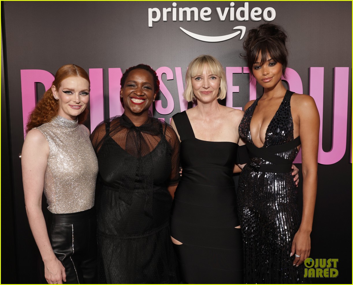 Ella Balinska Dazzles In Versace at 'Run Sweetheart Run' Premiere ...