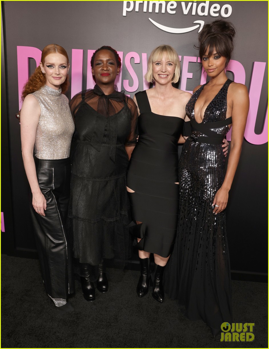 Ella Balinska Dazzles In Versace at 'Run Sweetheart Run' Premiere ...