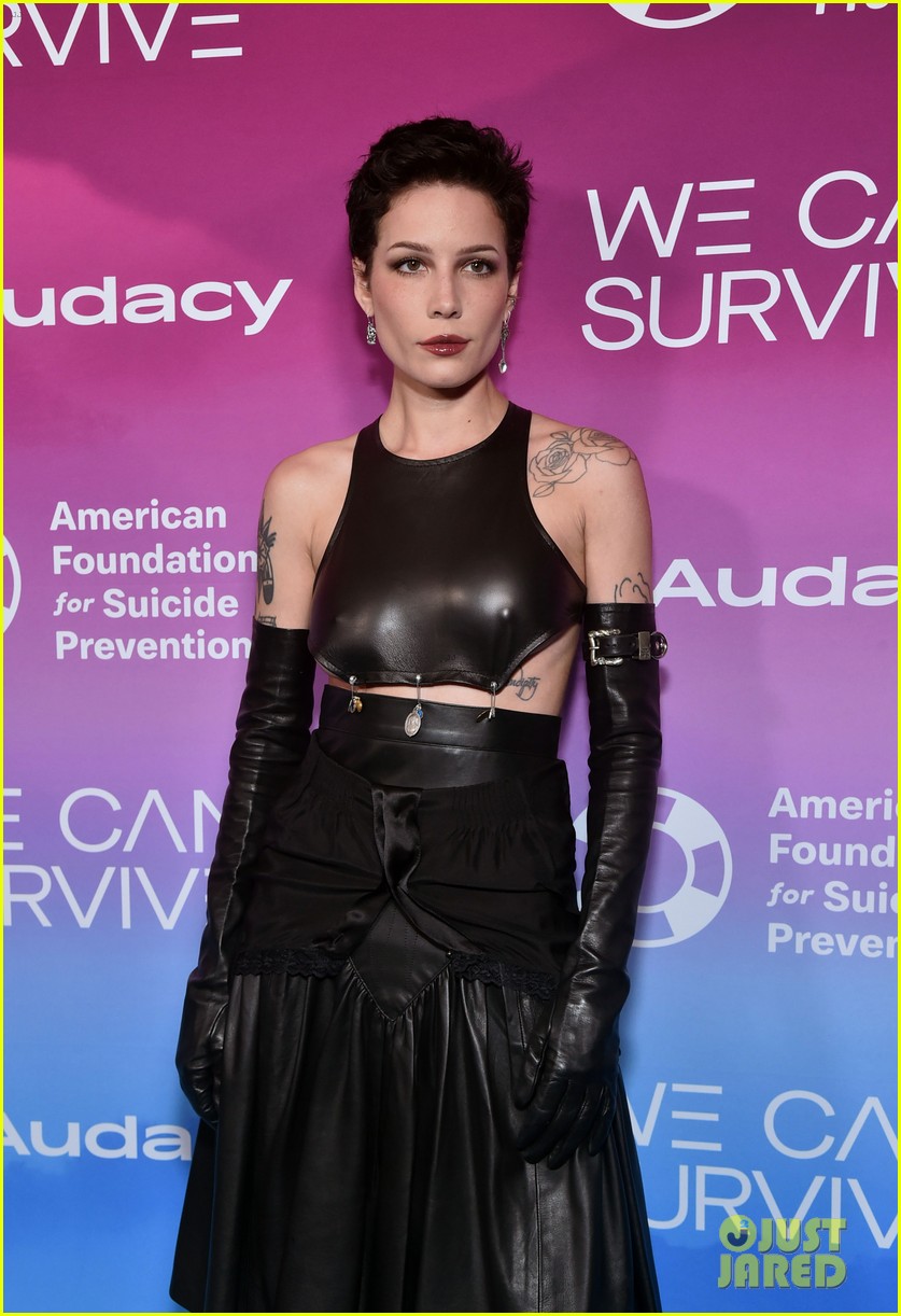Halsey Shows Off Their Tattoos In Edgy Look At We Can Survive : Photo ...