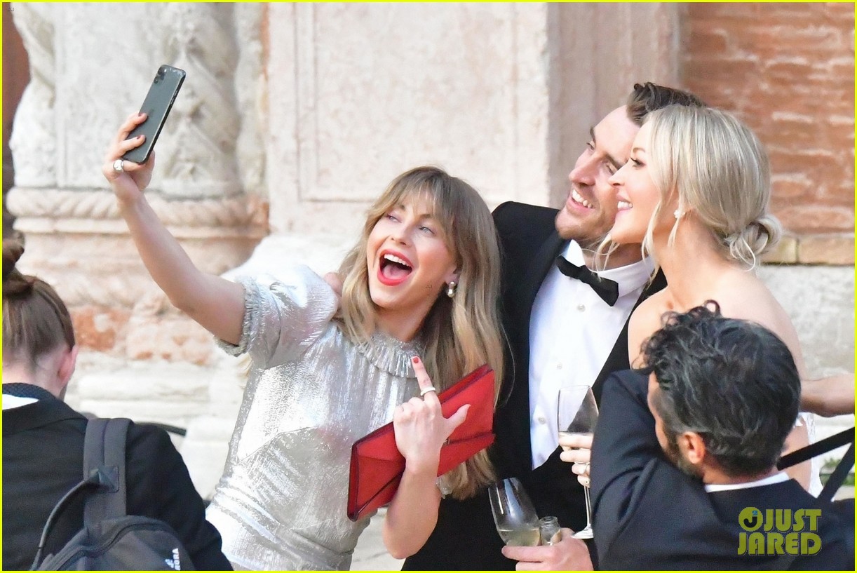 Julianne Hough, Aaron Paul, & Sophia Bush Attend a Friend's Wedding in ...