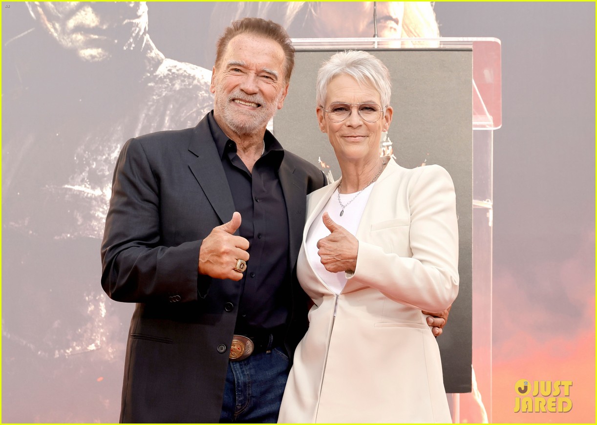 Jamie Lee Curtis Tears Up Over Arnold Schwarzenegger's Speech at Her ...