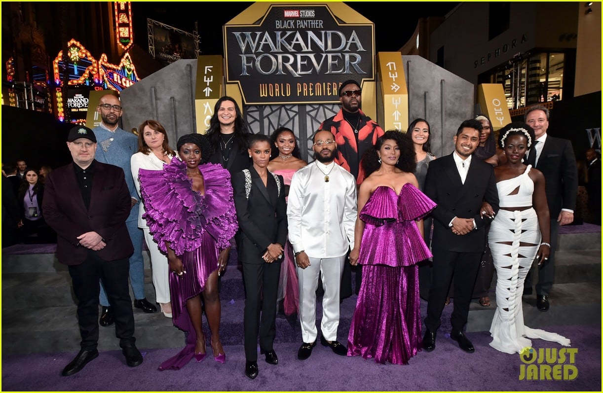 Letitia Wright, Lupita Nyong'o & More 'Black Panther: Wakanda Forever ...