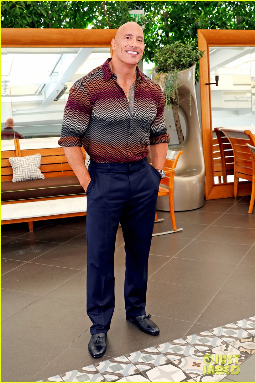 Dwayne Johnson & His 'Black Adam' Co-Stars Step Out to Promote DC Film ...