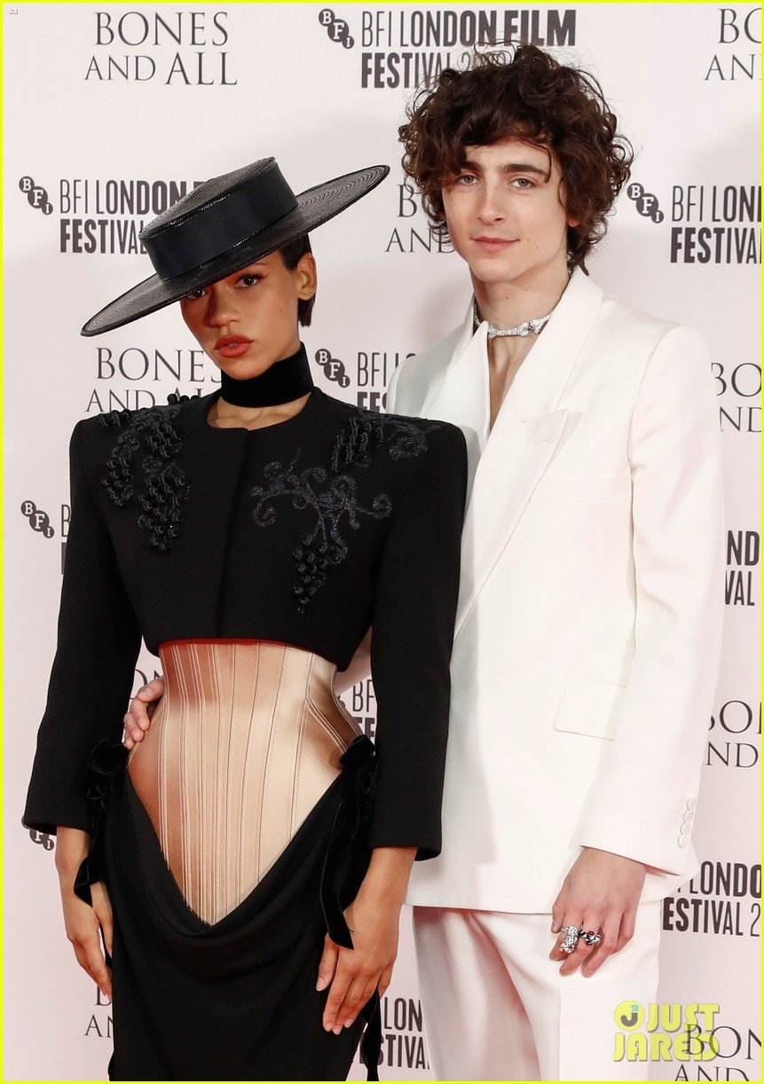 Timothee Chalamet & Taylor Russell Deliver The Perfect Contrast At 'Bones & All' London Premeire ...