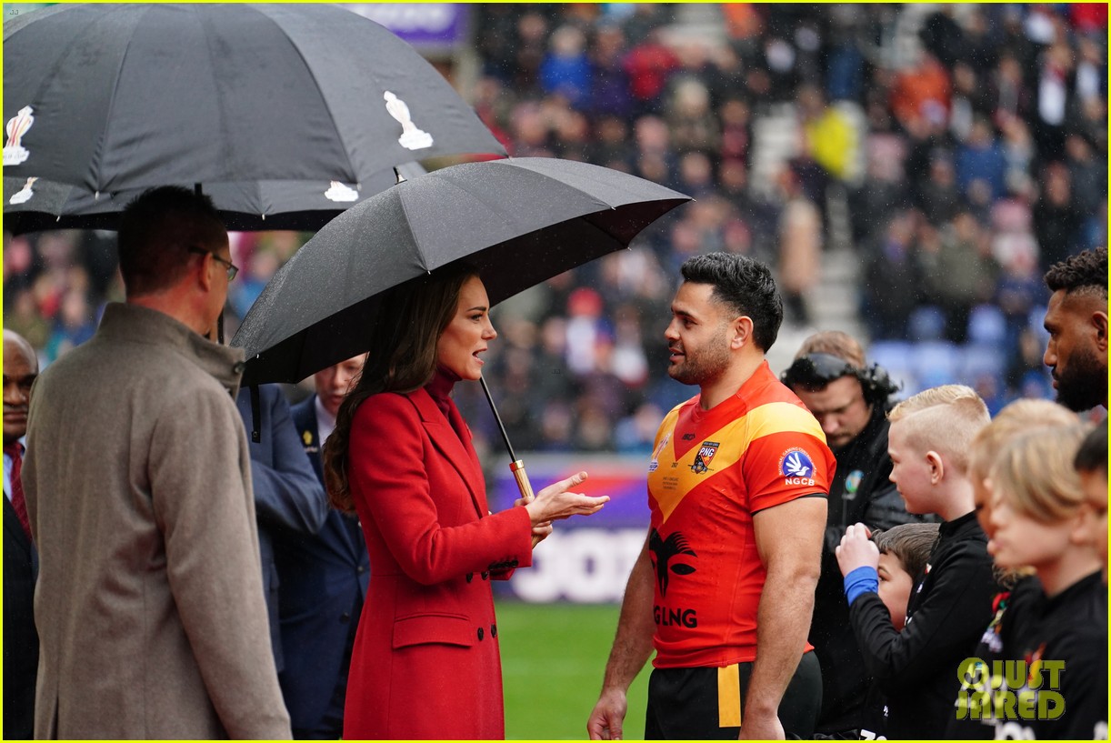 Kate Middleton, Patron of Rugby Football League, Attends Rugby League ...