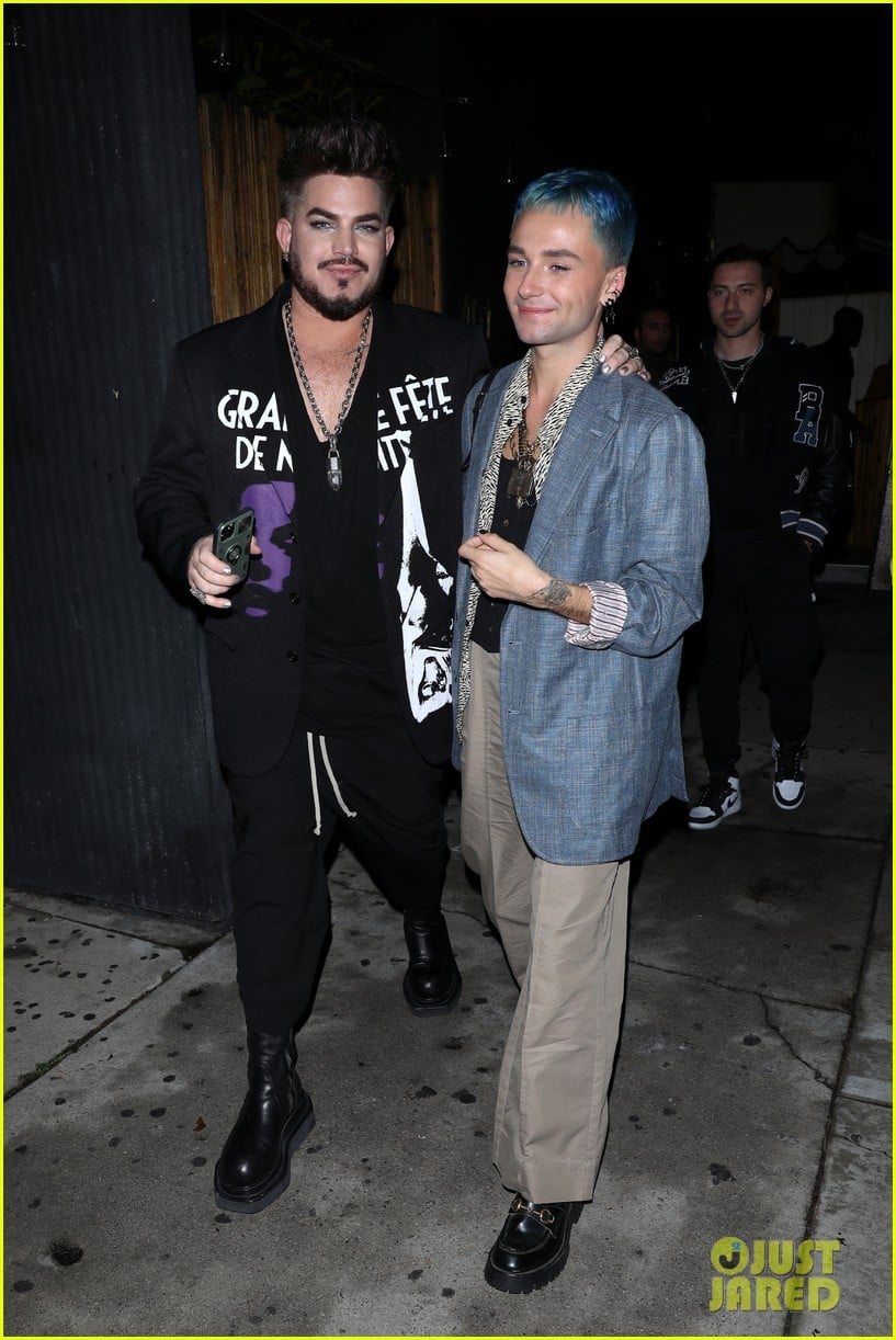 Adam Lambert & Boyfriend Oliver Gliese Spotted On a Date Night in L.A ...