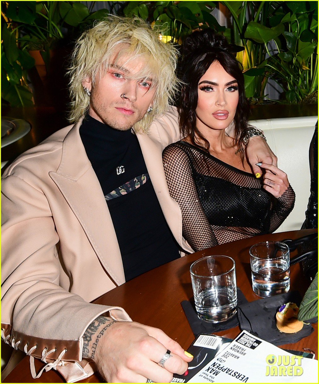 Megan Fox Wears Mesh Dress to GQ Men of the Year Party 2022 with Fiance ...