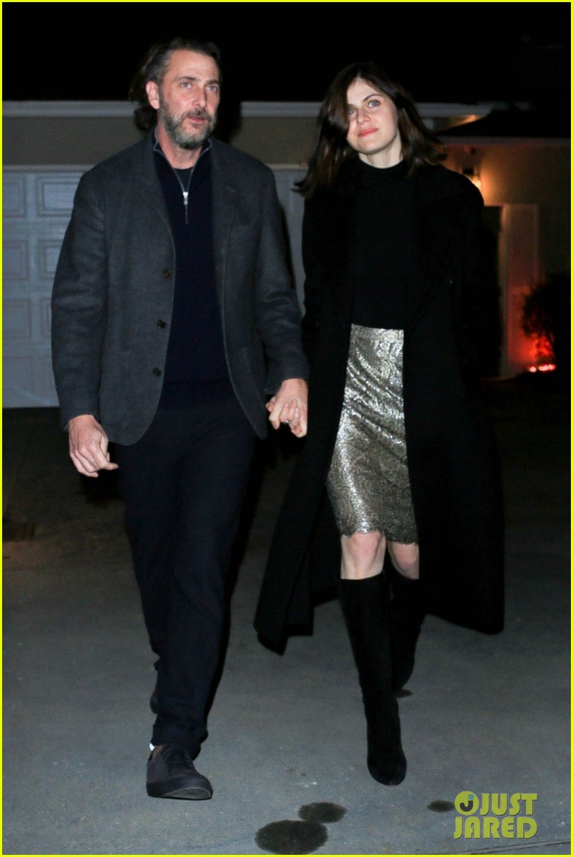 The White Lotus' Alexandra Daddario & Lukas Gage Reunite at Holiday ...