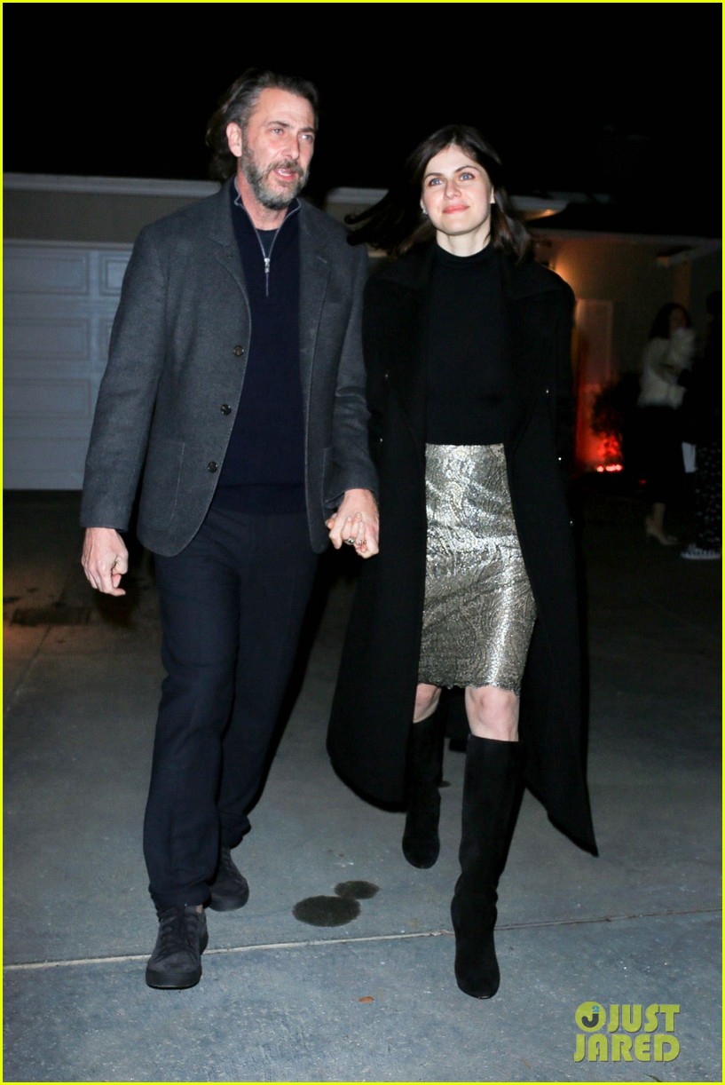 The White Lotus' Alexandra Daddario & Lukas Gage Reunite at Holiday ...