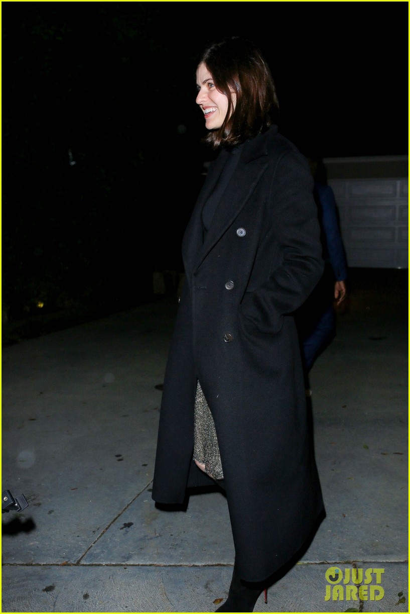 The White Lotus' Alexandra Daddario & Lukas Gage Reunite at Holiday ...