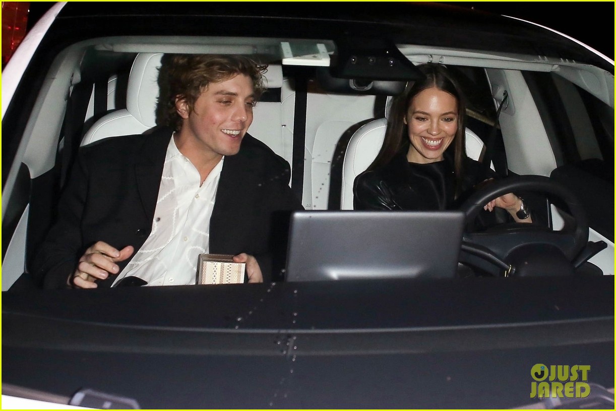 The White Lotus' Alexandra Daddario & Lukas Gage Reunite at Holiday ...