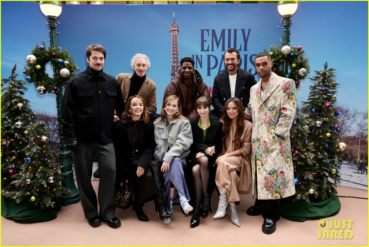 Lily Collins, Ashley Park, Lucas Bravo & More Celebrate 'Emily in Paris ...
