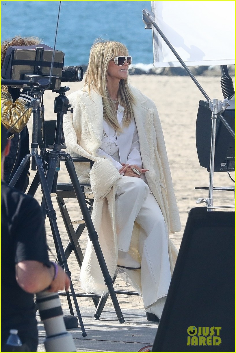 Heidi Klum Reimagines Beachwear While Filming 'Germany's Next Top Model ...