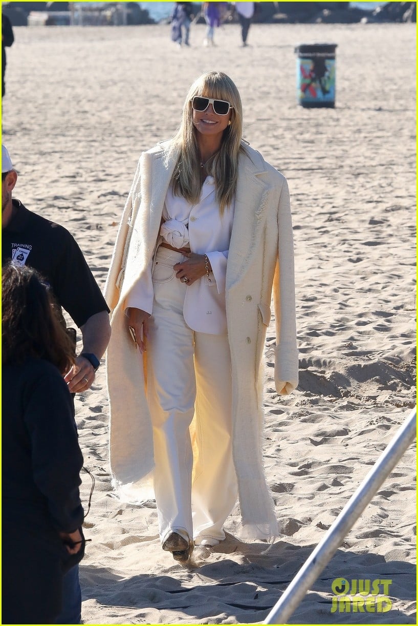 Heidi Klum Reimagines Beachwear While Filming 'Germany's Next Top Model ...