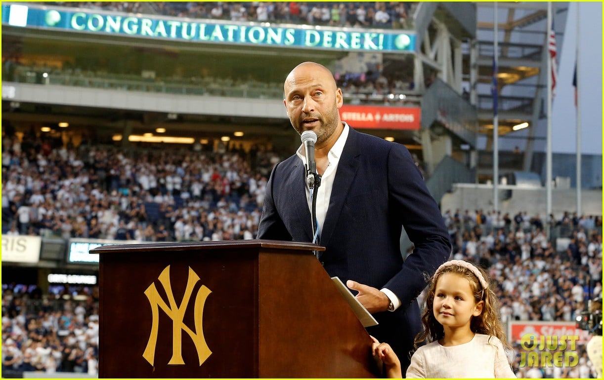 Derek Jeter Shares Adorable Reason Why Daughter Bella, 5, Interrupted ...