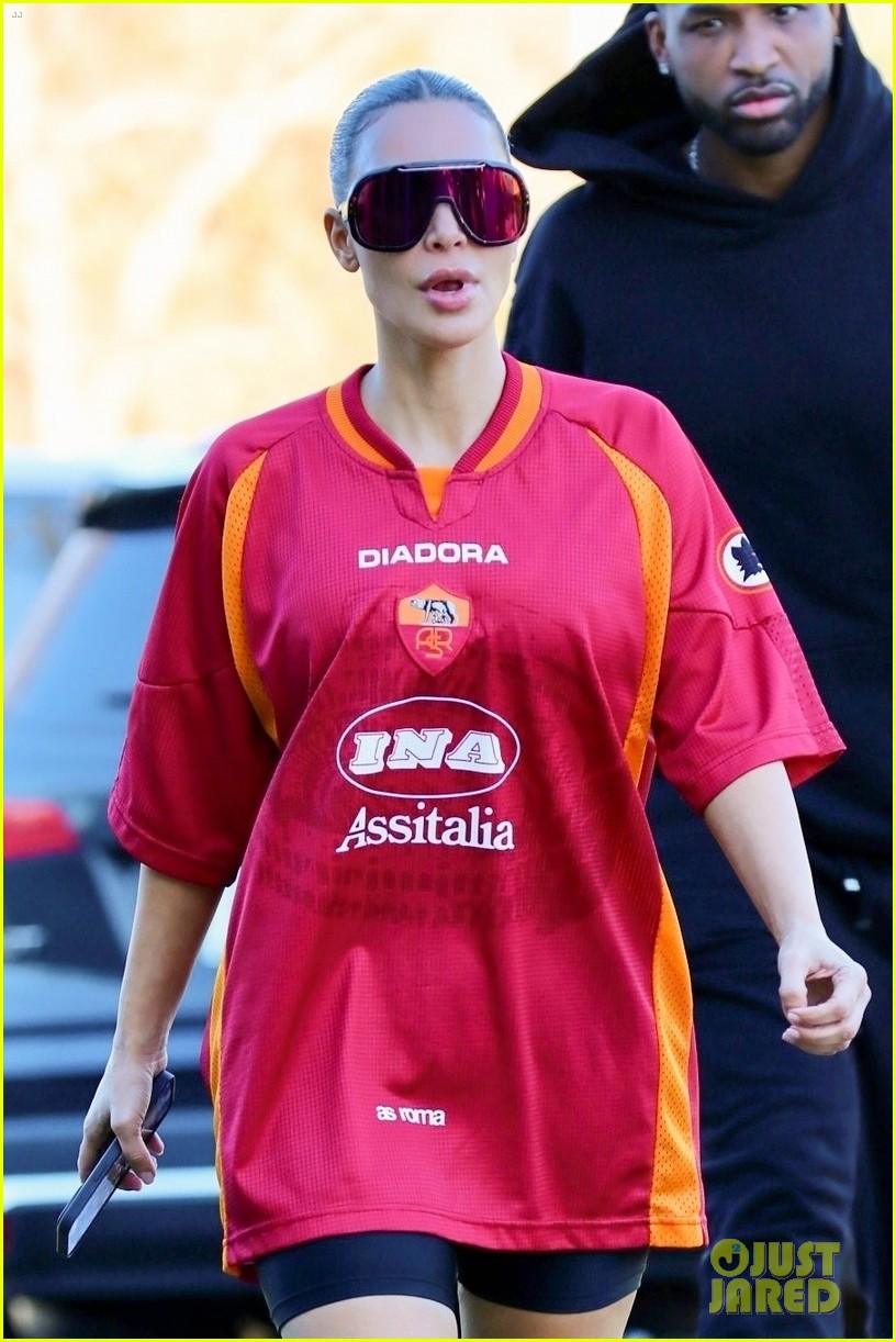 Tristan Thompson Accompanies Kim Kardashian to North West's Basketball ...