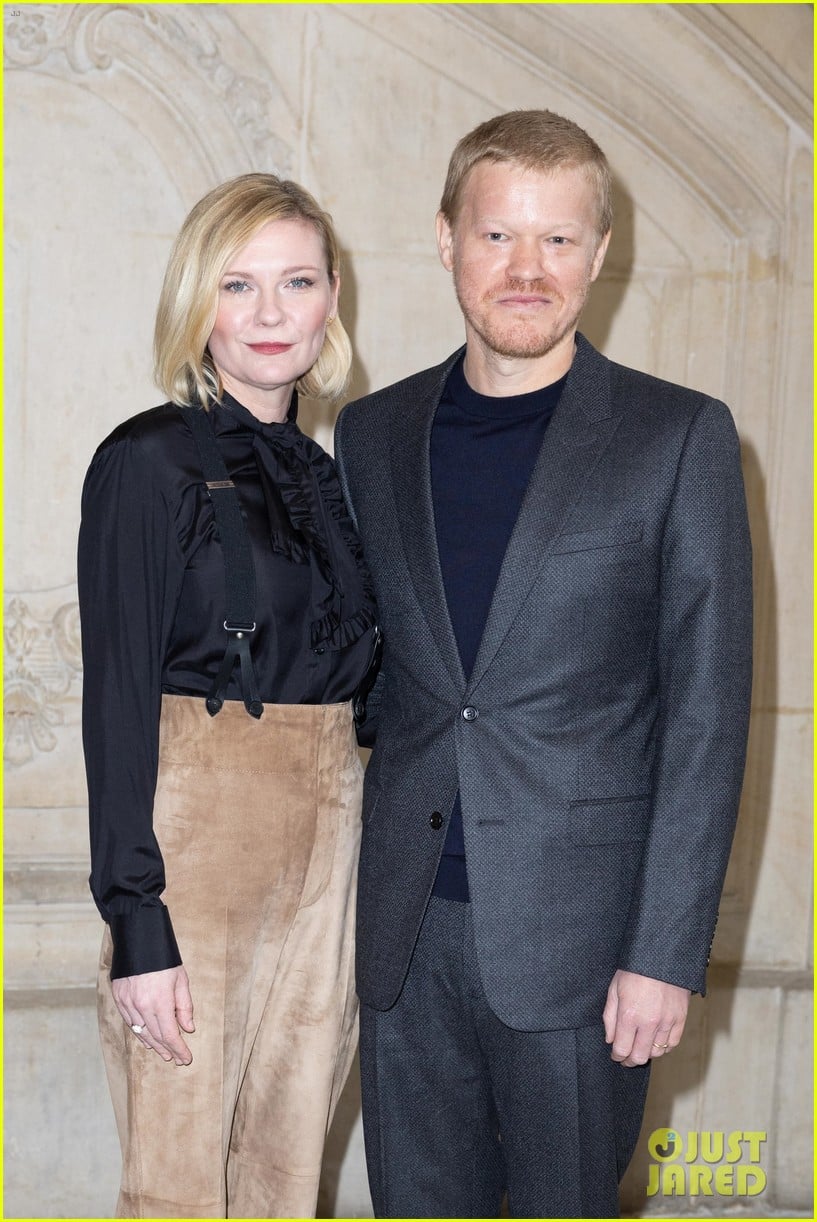 Jesse Plemons Shows Off New Look With Wife Kirsten Dunst at Christian ...