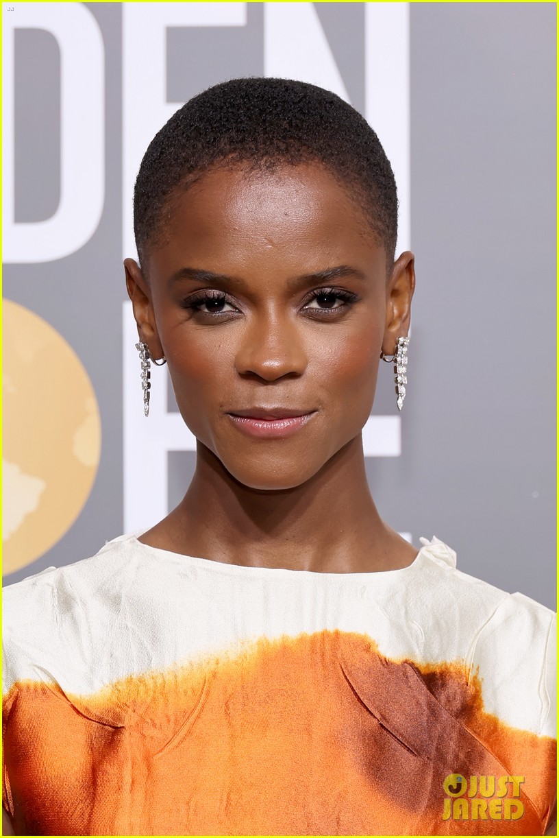 Letitia Wright Sizzles In Burnt Orange at Golden Globes 2023: Photo ...