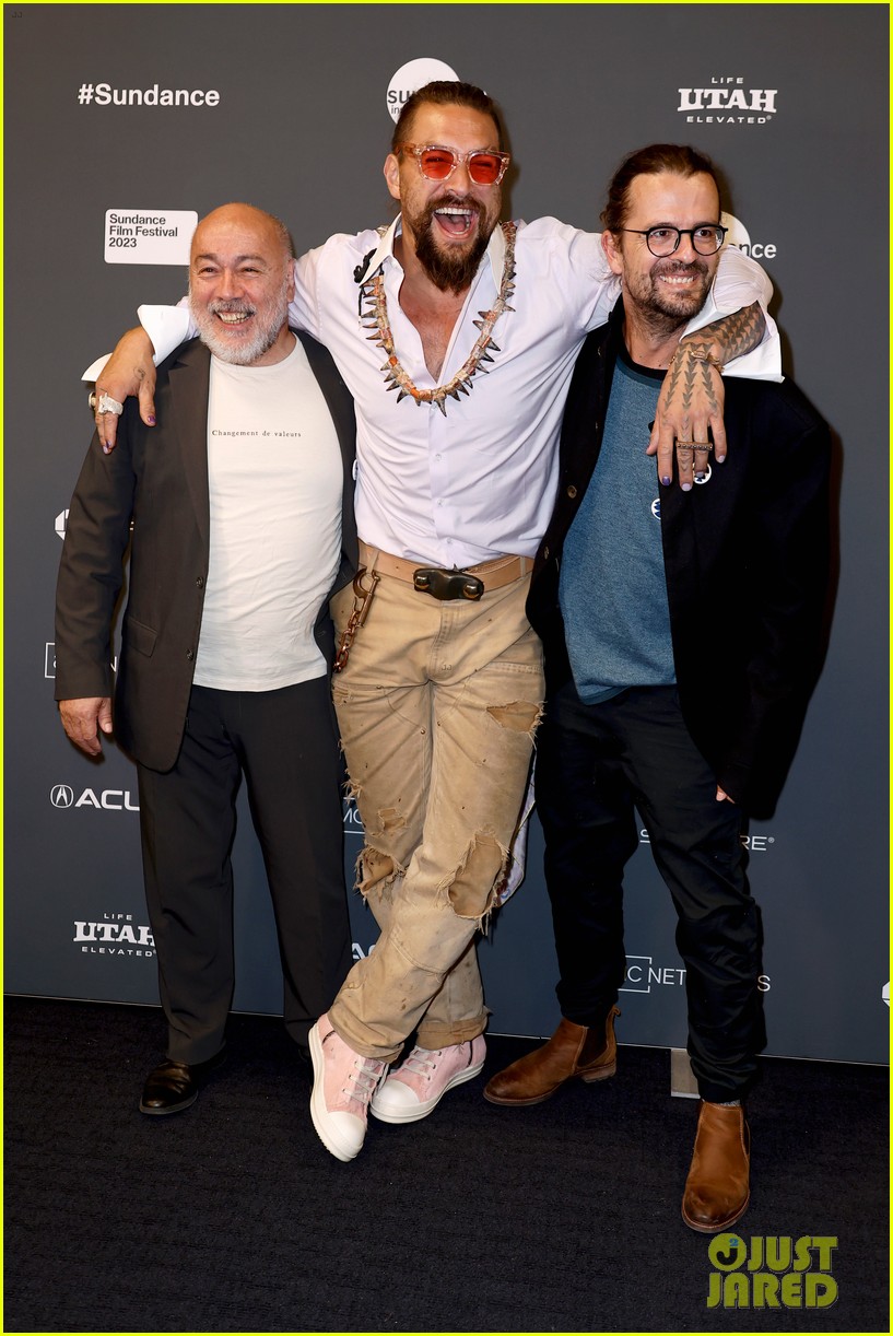 Jason Momoa Shares Big Hug with Director Matthieu Rytz at 'Deep Rising ...