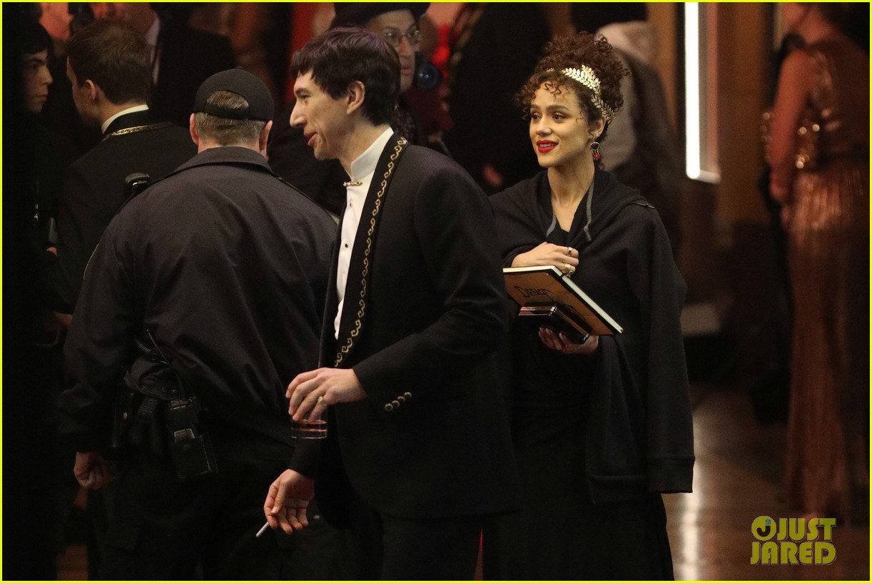 Adam Driver Films Scenes for 'Megalopolis' with Nathalie Emmanuel in ...