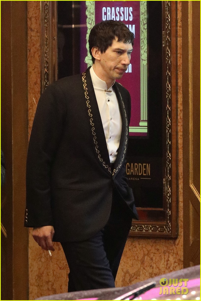 Adam Driver Films Scenes for 'Megalopolis' with Nathalie Emmanuel in ...