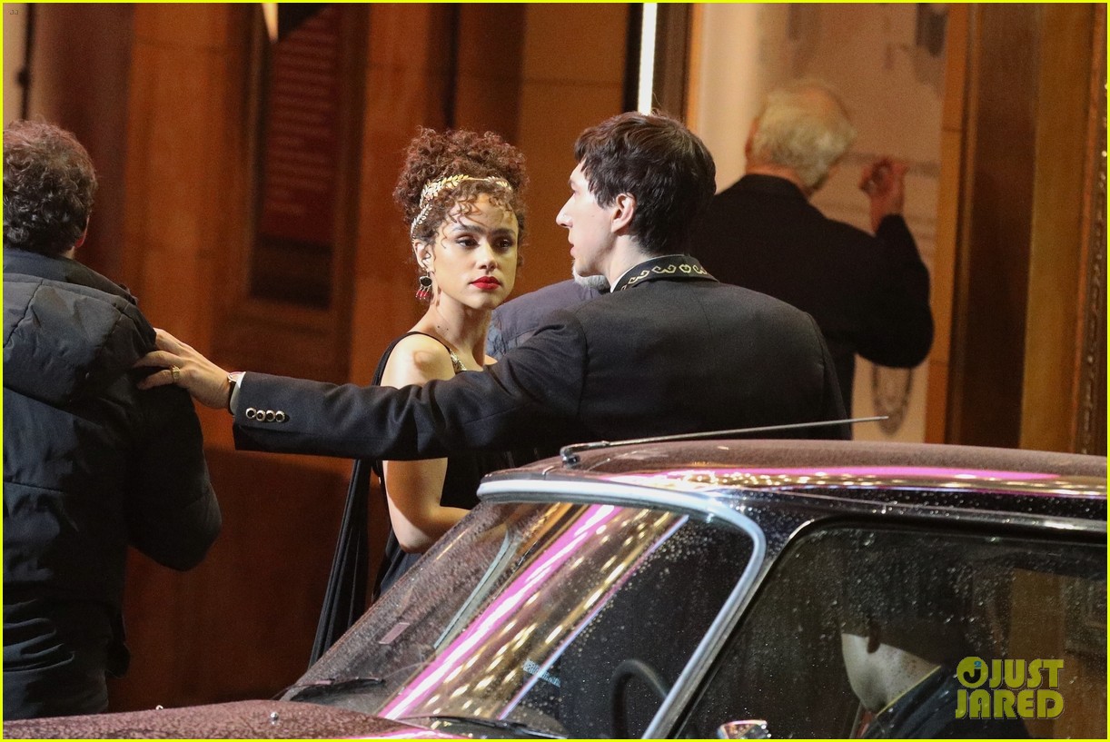 Adam Driver Films Scenes for 'Megalopolis' with Nathalie Emmanuel in ...