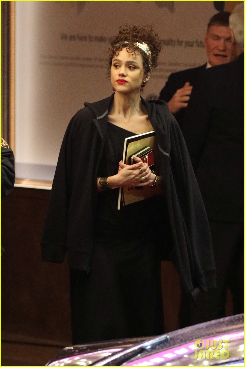 Adam Driver Films Scenes for 'Megalopolis' with Nathalie Emmanuel in ...