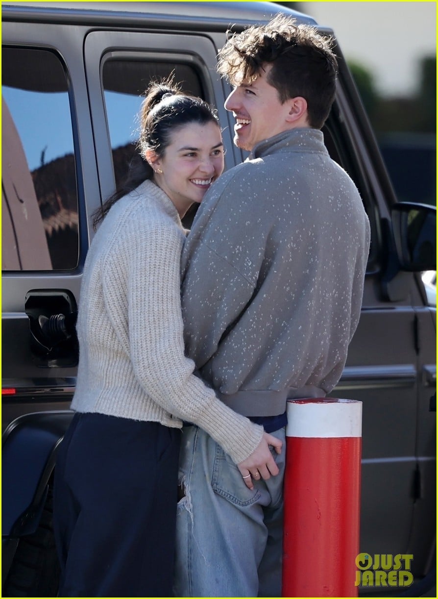 Charlie Puth Packs on PDA with Girlfriend Brooke Sansone During Gas ...