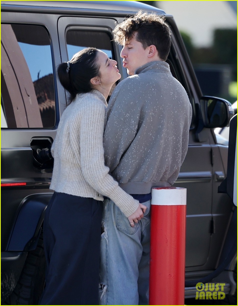 Charlie Puth Packs on PDA with Girlfriend Brooke Sansone During Gas ...