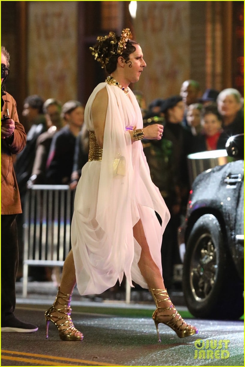 Shia LaBeouf Poses in Full Makeup, Heels & a Dress (Complete with ...