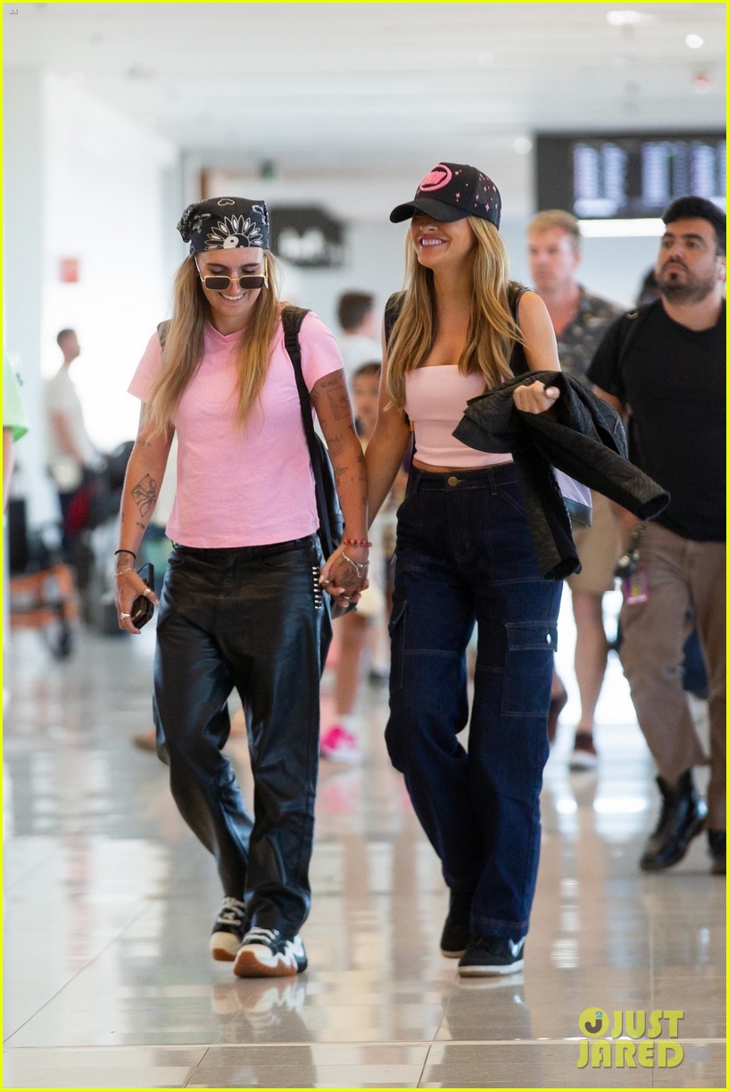 Chrishell Stause Holds Hands with Partner G-Flip While Arriving in Adelaide for Music Festival ...