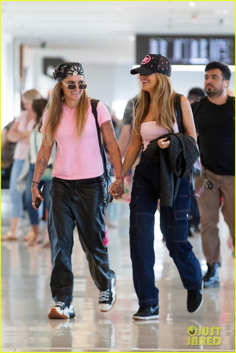 Chrishell Stause Holds Hands with Partner G-Flip While Arriving in Adelaide for Music Festival ...