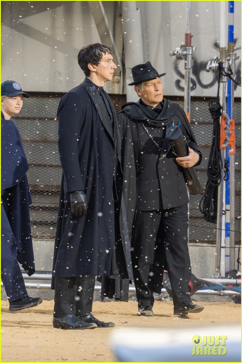 Adam Driver Meets Up With Nathalie Emmanuel & Laurence Fishburne For ...