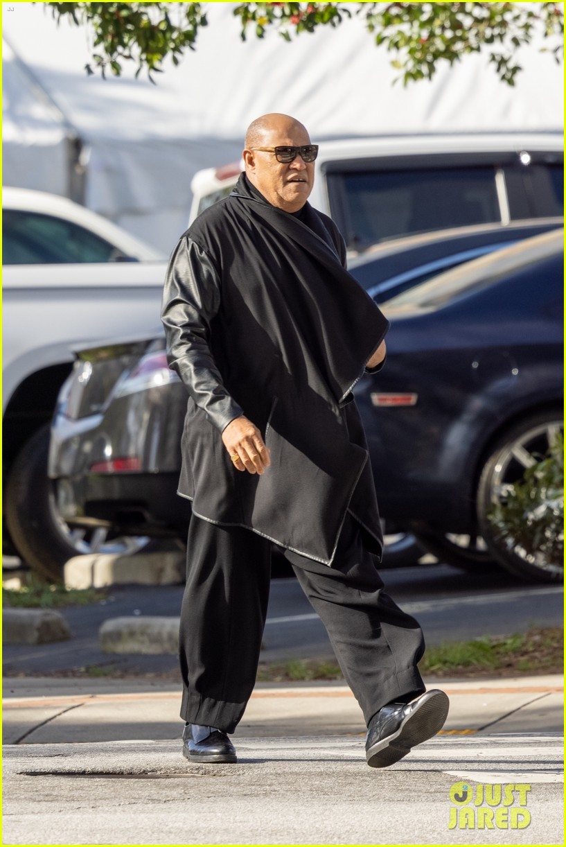 Adam Driver Meets Up With Nathalie Emmanuel & Laurence Fishburne For ...