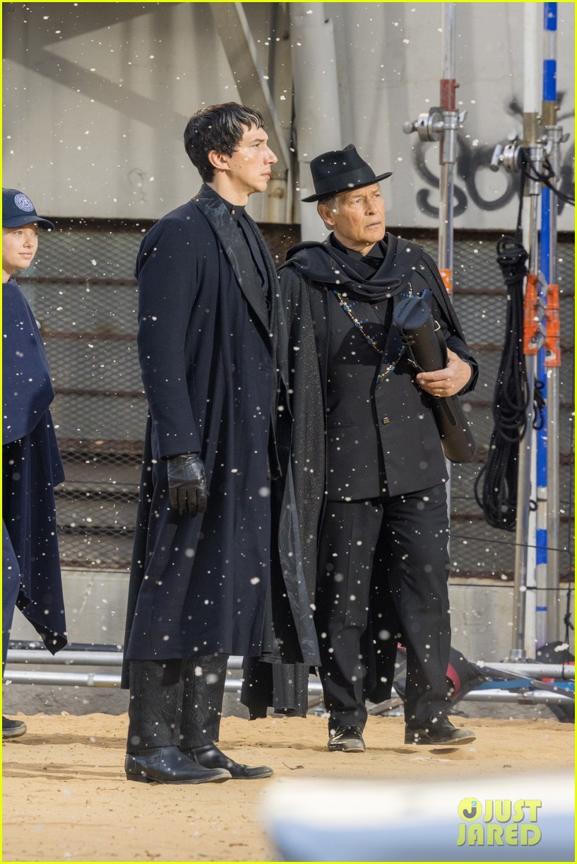 Adam Driver Meets Up With Nathalie Emmanuel & Laurence Fishburne For ...