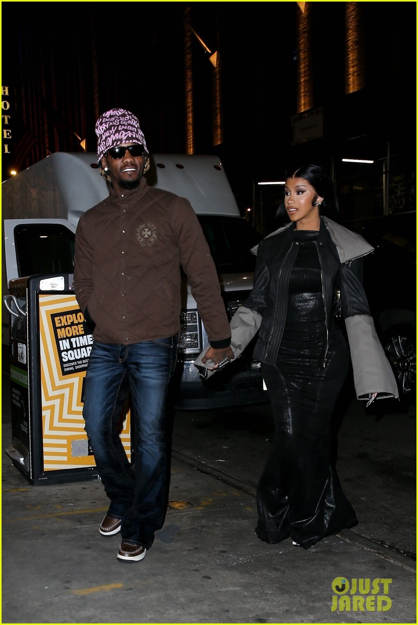 Cardi B & Offset Hold Hands While Stepping Out for Dinner on Valentine ...