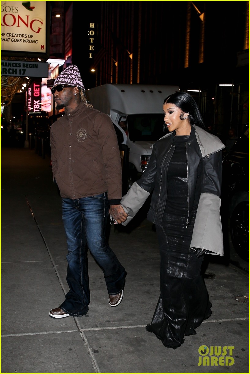 Cardi B & Offset Hold Hands While Stepping Out for Dinner on Valentine ...