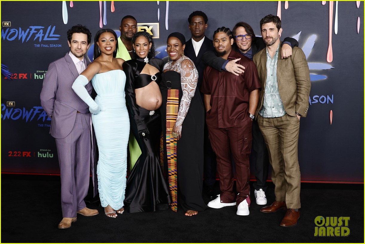 Damson Idris & Lori Harvey Make Their Red Carpet Debut at 'Snowfall ...