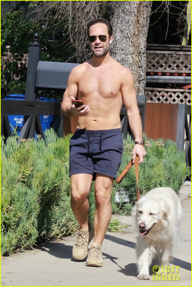 Chris Diamantopoulos Goes Shirtless on a Dog Walk Amid Casting in New ...