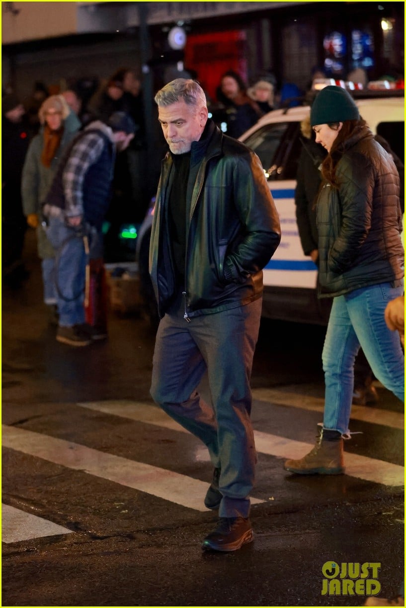 George Clooney Films Solo Scenes For Upcoming Thriller 'Wolves' in NYC ...