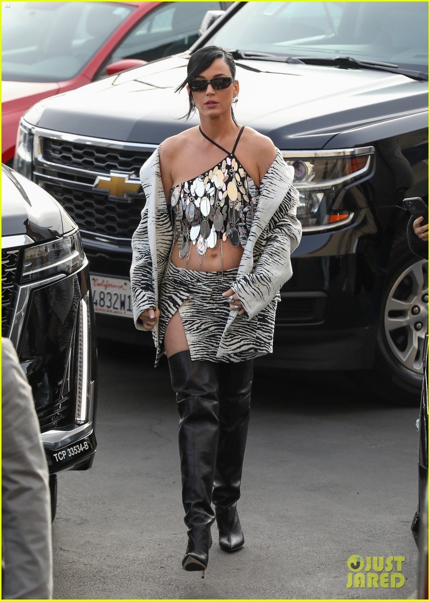 Katy Perry Strikes a Pose While Modeling Bold Look Ahead of 'American ...