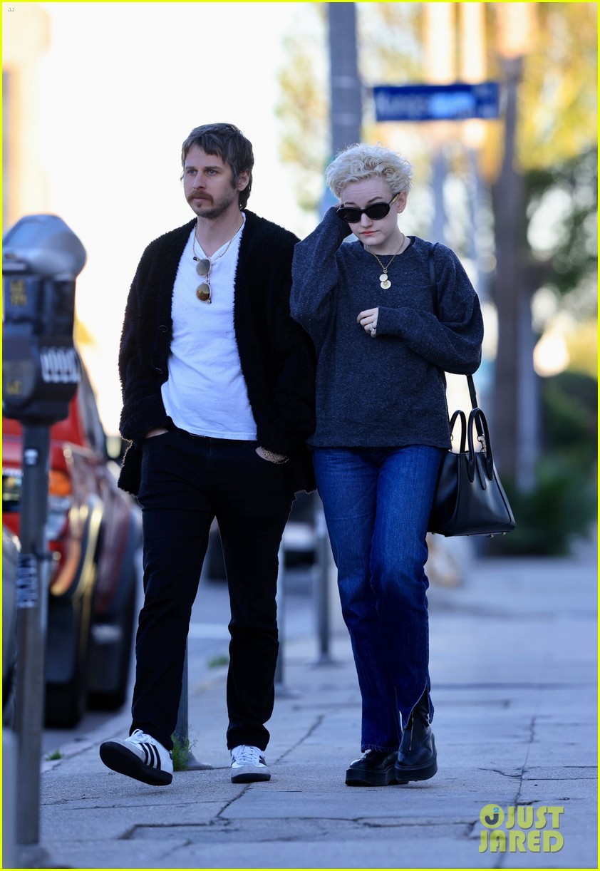 Julia Garner Steps Out with Husband Mark Foster After Madonna Biopic ...
