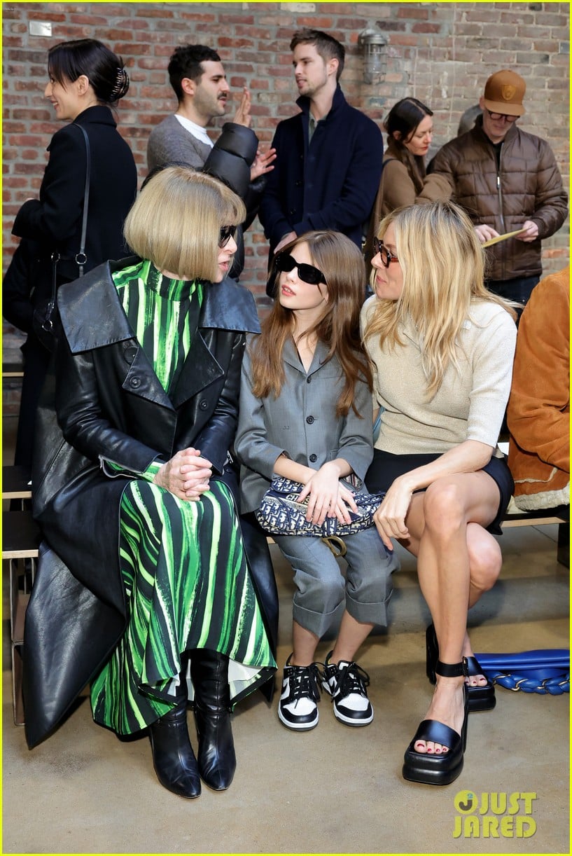 Sienna Miller Sits Front Row with Daughter Marlowe at Proenza Schouler ...