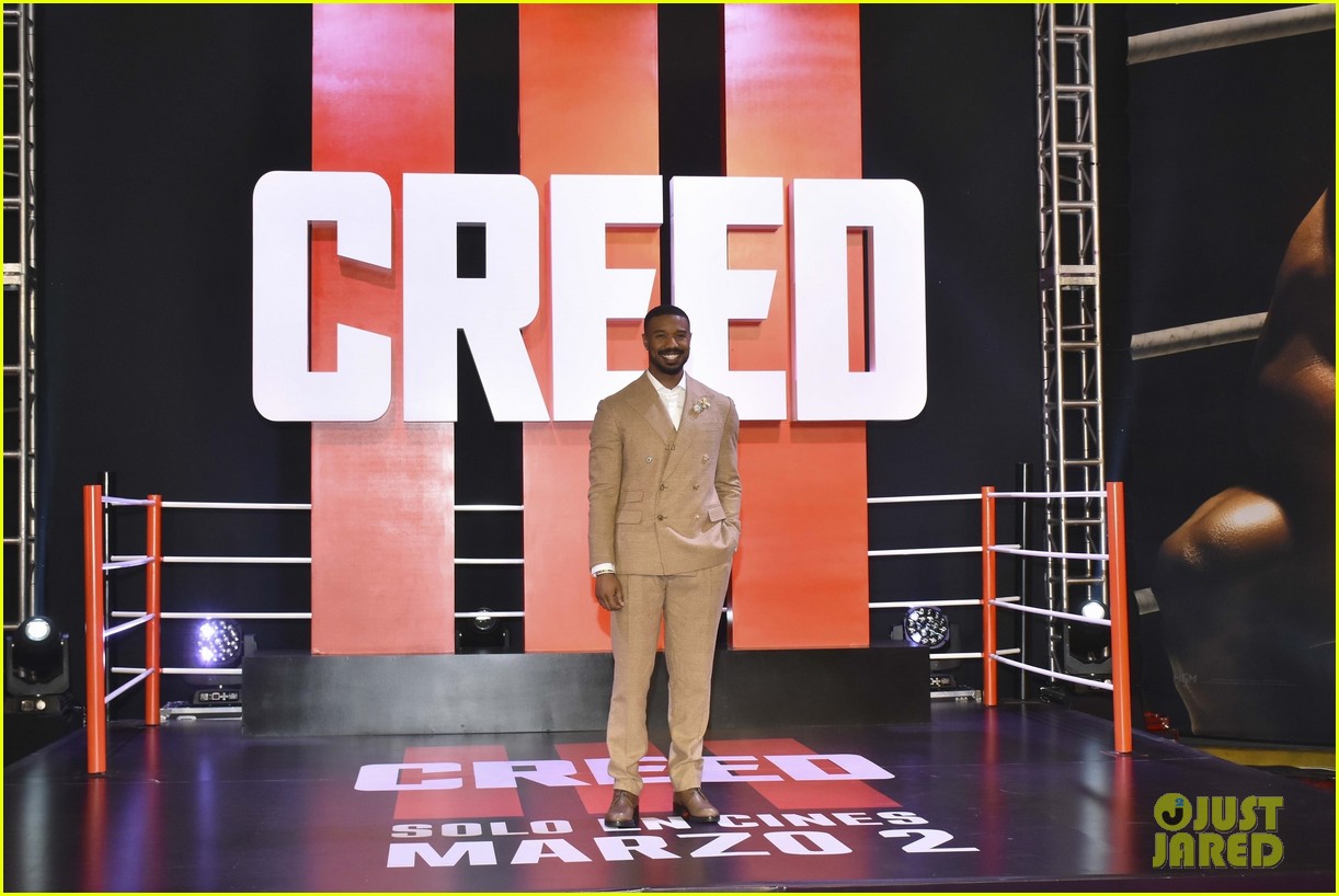 Michael B. Jordan Looks Sharp at 'Creed III' Premiere in Mexico City ...