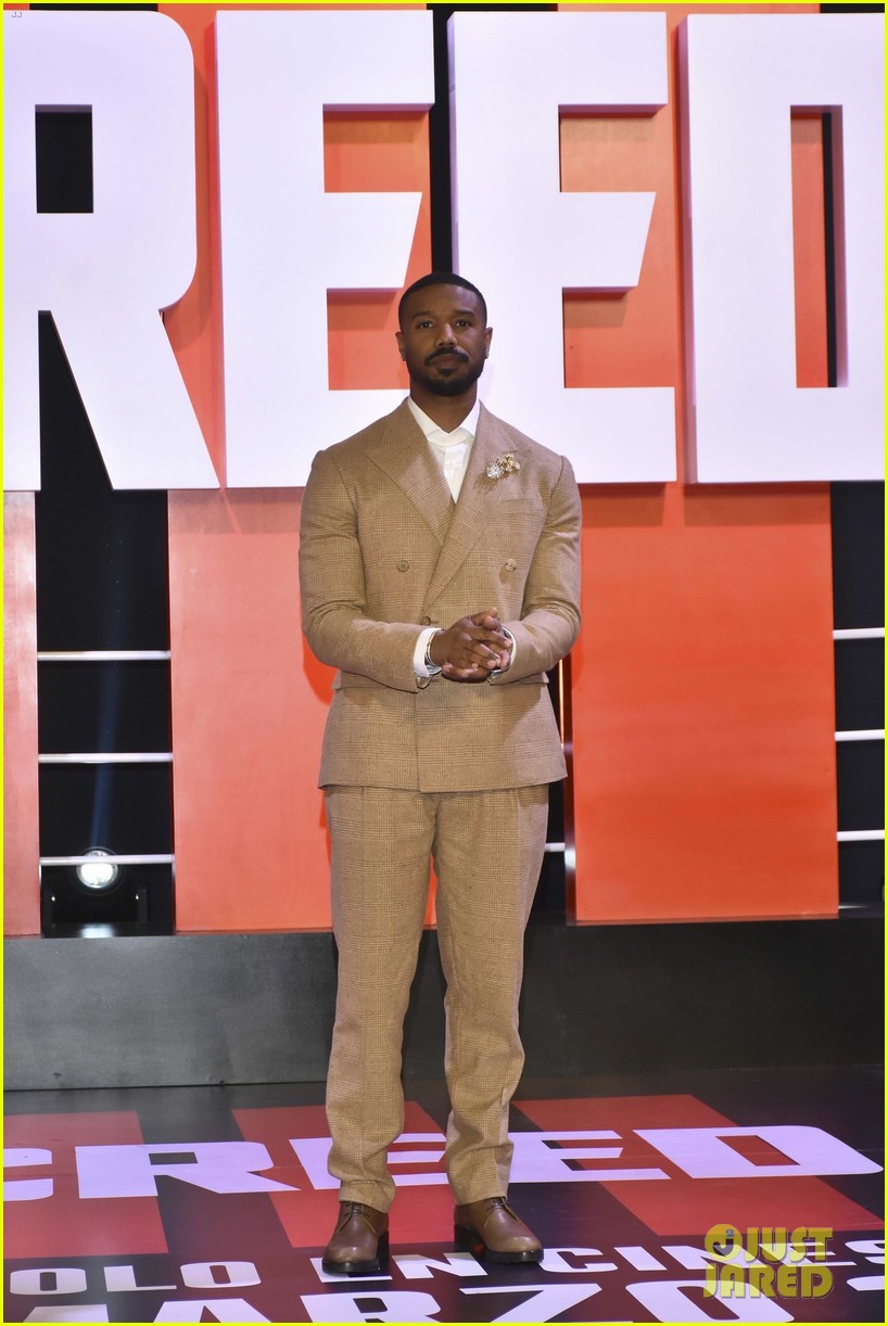Michael B. Jordan Looks Sharp at 'Creed III' Premiere in Mexico City ...