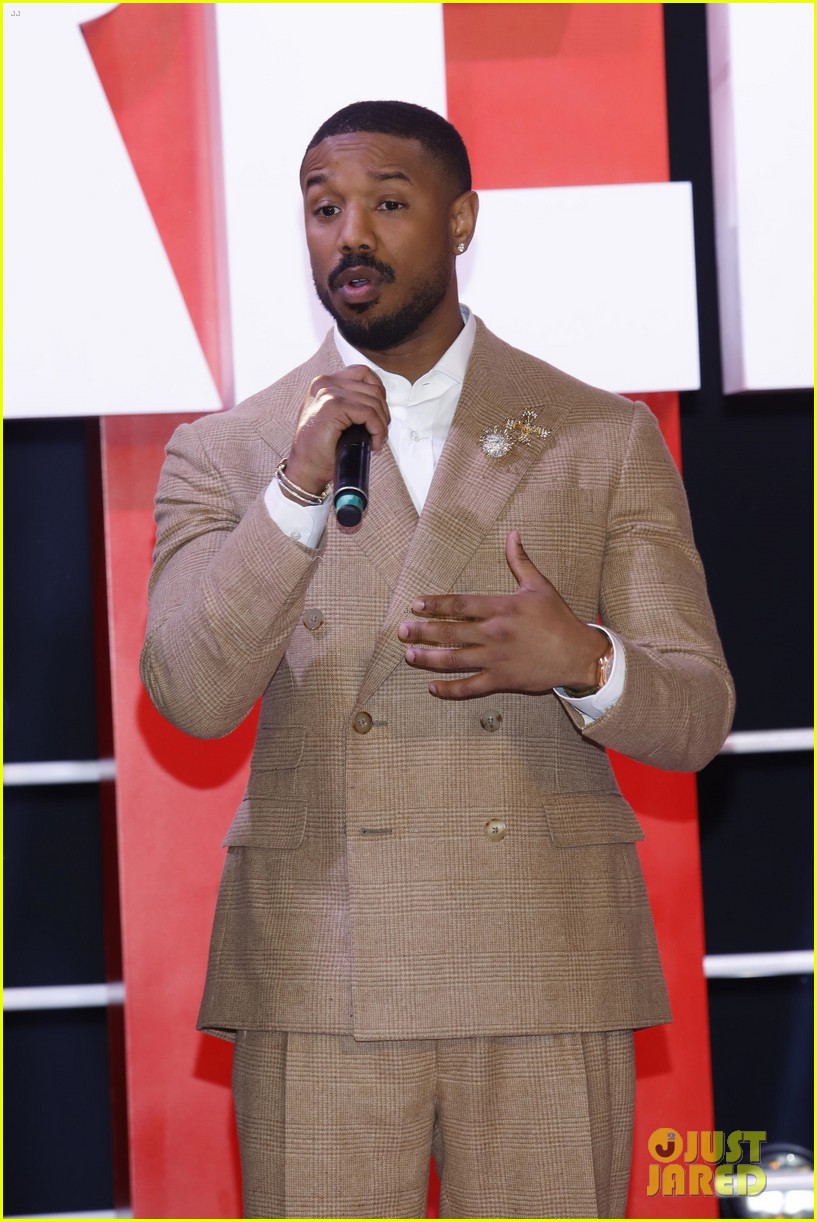 Michael B. Jordan Looks Sharp at 'Creed III' Premiere in Mexico City ...