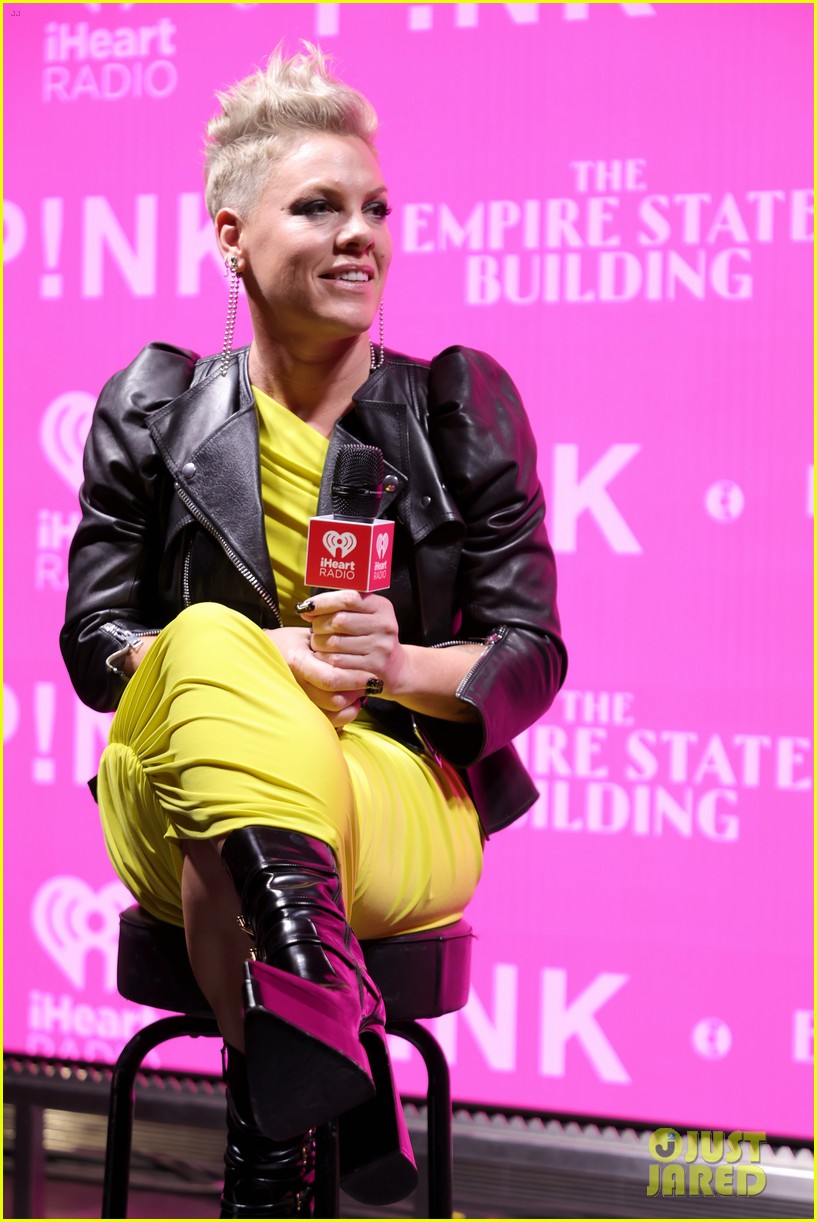 Pink Lights Up Empire State Building to Celebrate Release of 'Trustfall ...