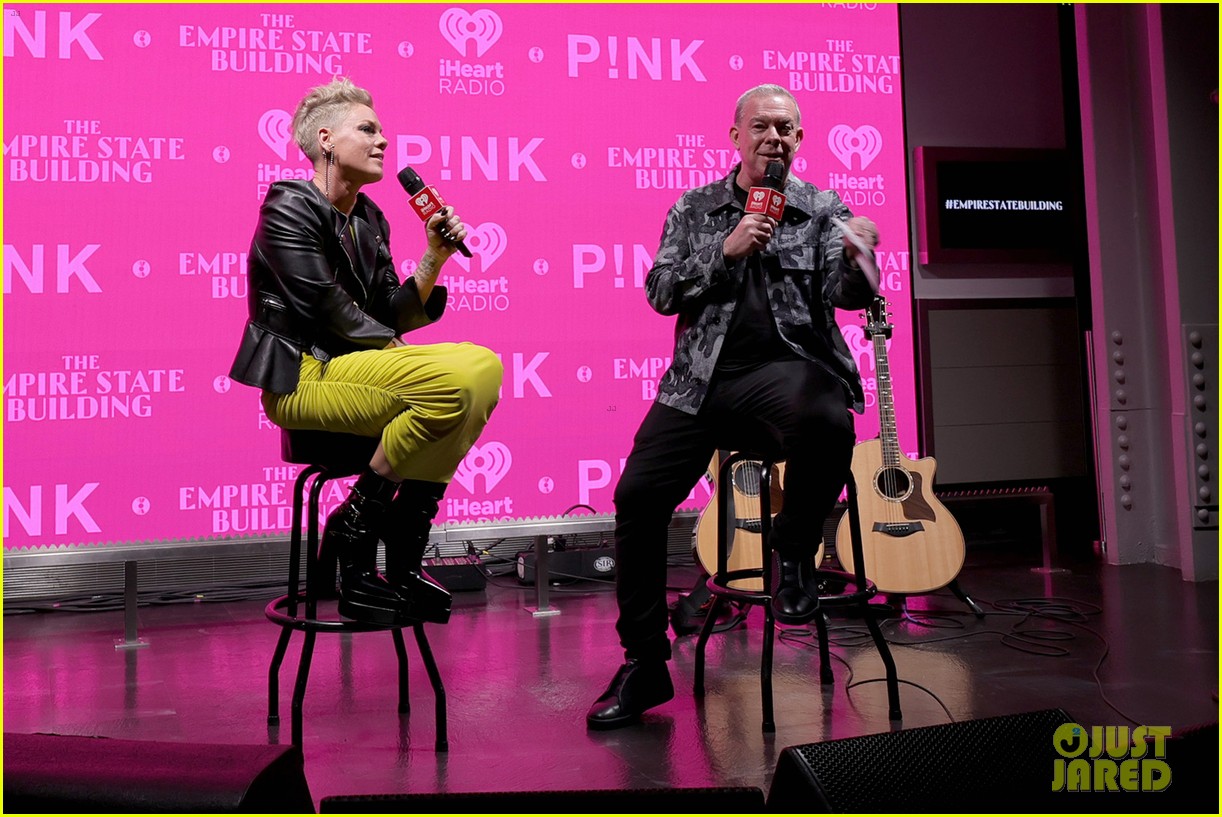 Pink Lights Up Empire State Building to Celebrate Release of 'Trustfall ...